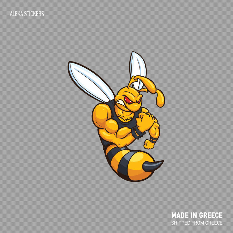Decal Sticker Bee Hornet Wasp Vespa Top Quality Illustration ...