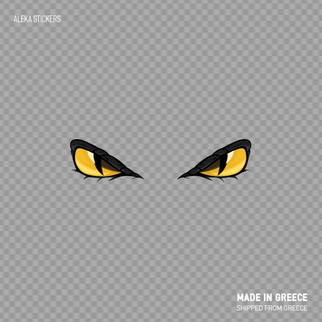 Decal Sticker Wild Eyes Motorcycle Motorbike Racing Helmet Top Quality ...