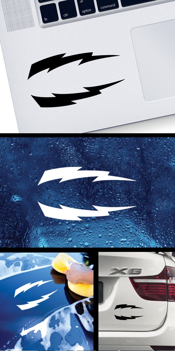 Decal Sticker Thunders Racing Design Helmet Motorcycle Top | Etsy