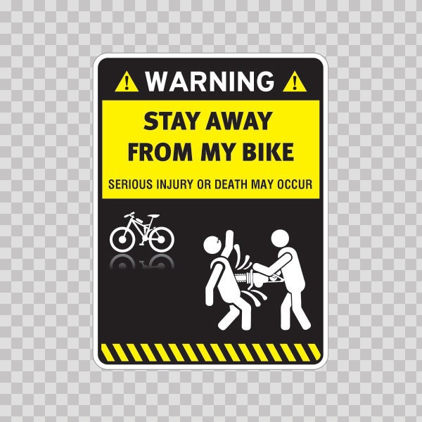 Funny Bicycle Decals - Etsy