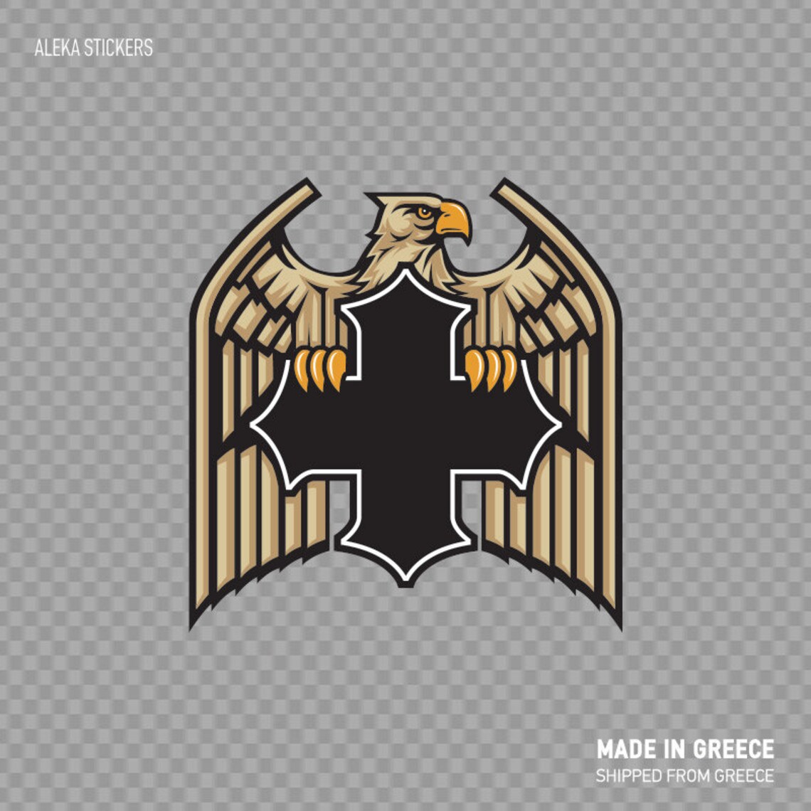 Decal Sticker Military German Eagle With Black Cross Army W9X8X - Etsy