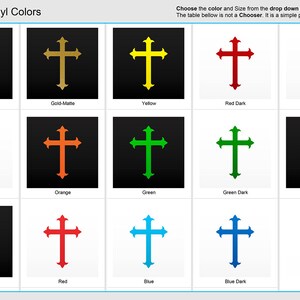 Decal Sticker Cross Fleury Fleurs-de-lys Flory Saint-philémon - Etsy