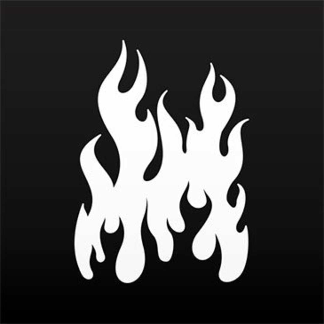 Decal Sticker Vinyl Flames Car Decoration Easy Rider Flamed Fire ...