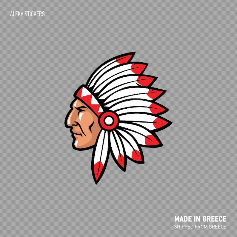 Decal Sticker American Warrior Chief Combat Legendary West Quality ...