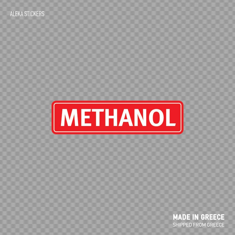 Decal Sticker Chemical Safety Sticker: Methanol, Acetic Acid ...