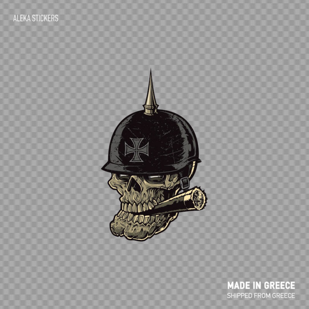 Military Skull Stickers