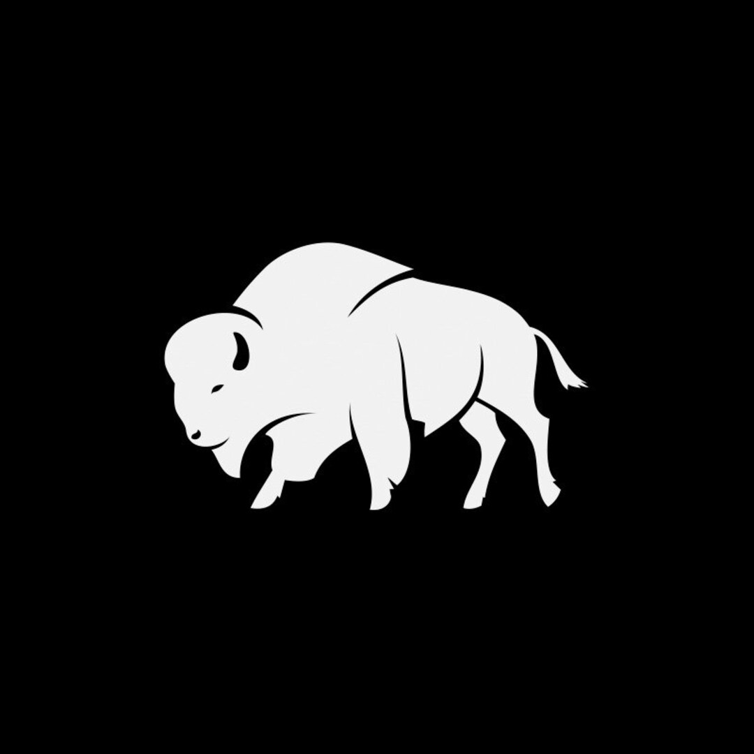 Decal Sticker Bison Buffalo Forest Mountain Nature Top Quality Vinyl ...