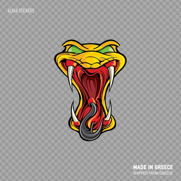Snake Bite Sticker - Etsy