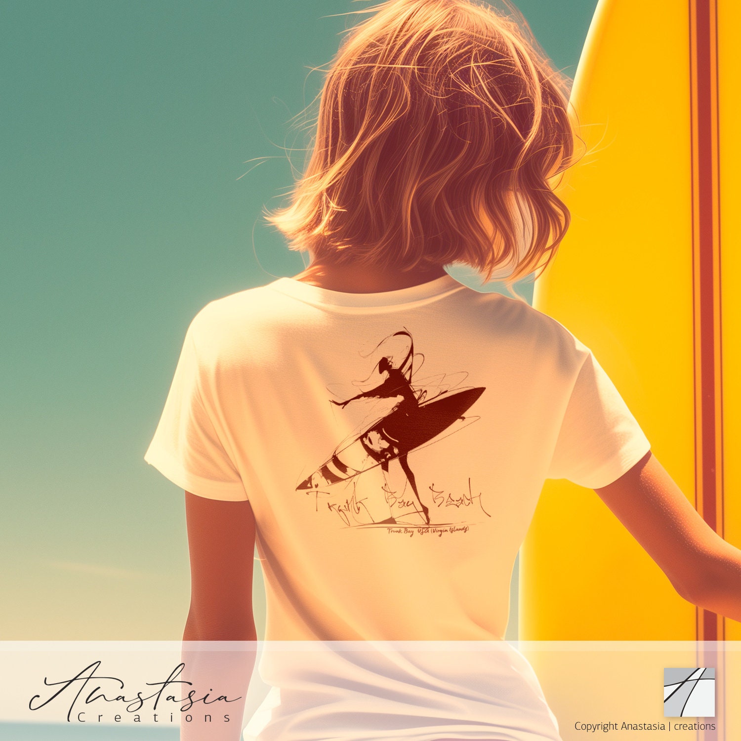 Surf Trunk Bay With Pride Png, Svg Digital File Surf Art Surfer Tee ...
