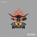 Decal Sticker Meat Fire Beer Barbecue Barbecue Barbeque BBQ Barby ...