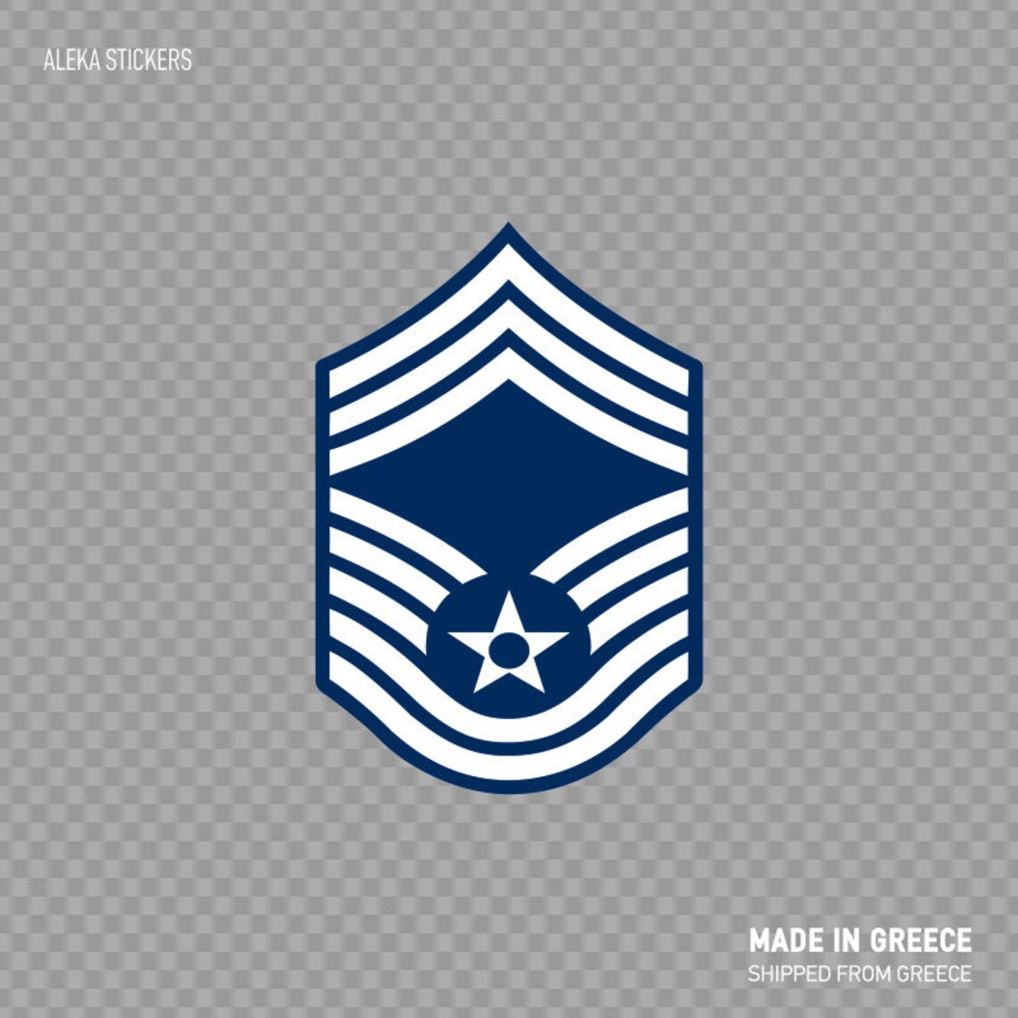 Decal Sticker Chief Master Sergeant Force Icarus Marine Military ...