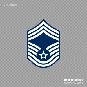 Decal Sticker Chief Master Sergeant Force Icarus Marine Military ...