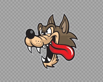 Cartoon Head Sticker - Etsy