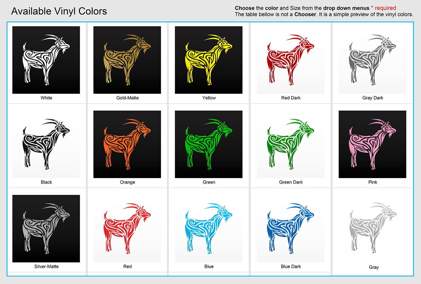 Decal Sticker Tribal Goat Farm Animal Male XX6X4 - Etsy