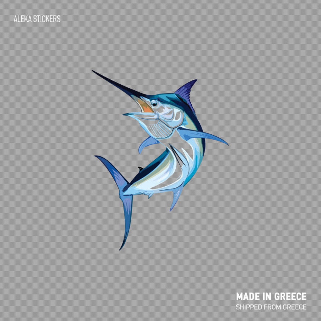 Set Sail in Style With a Hard-to-find Sailfish Marlin Decal Sticker ...