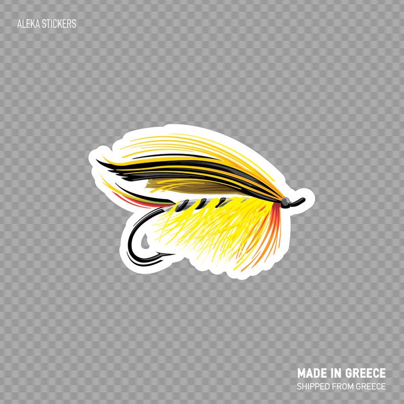 Decal Sticker Fly Fishing Boat Decoration Bait the Hook Dive - Etsy