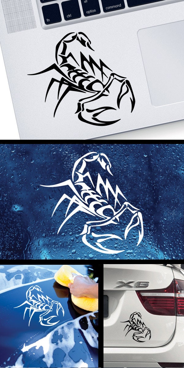 Decal Sticker Scorpion Scorpio Bite Venom Poison Death Fear | Etsy