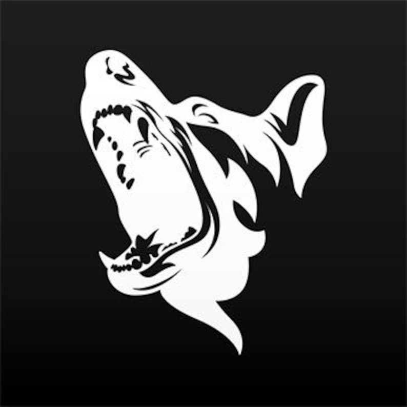 Decal Sticker Aggressive Dog Adorable Guard Pet Security Dog - Etsy