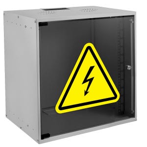 High Voltage Warning Sticker – Bold Yellow and Black Safety Decal for ...