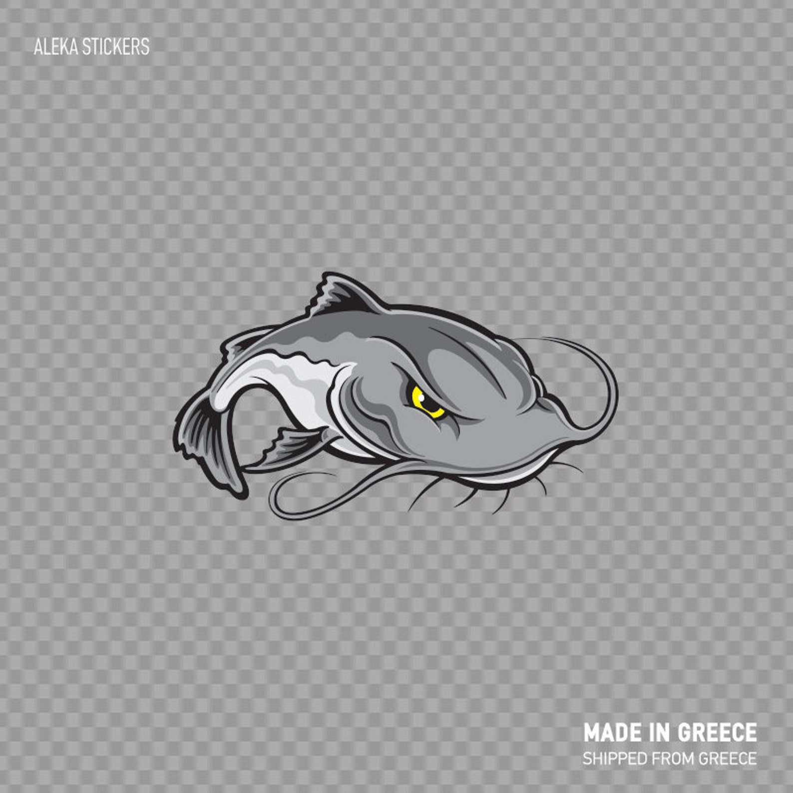 Decal Sticker Catfish Fishing Lake River Freshwater Fishing - Etsy