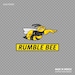 Decal Sticker Rumble Bee Speed Racing Top Quality Cartoon Illustration ...