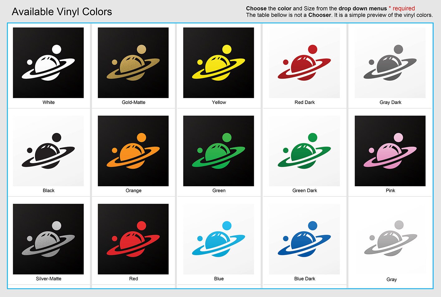 Decal Sticker Planet Saturn Space Spaceship Spaceman KRX55 - Etsy