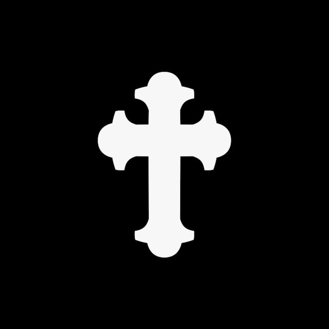 Decal Sticker Byzantine Eastern Orthodox Cross Christian Crucifixion of ...