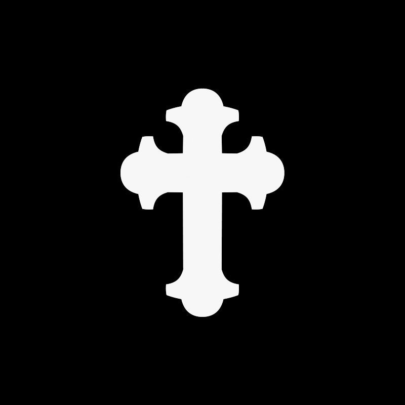 Decal Sticker Byzantine Eastern Orthodox Cross Christian Crucifixion of ...