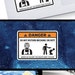 Decal Sticker Do Not Disturb Mechanic on Duty Funny Sign Engineer ...
