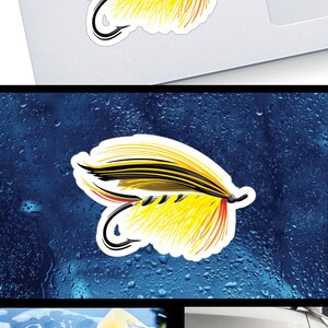 Decal Sticker Fly Fishing Boat Decoration Bait the Hook Dive Fishing ...