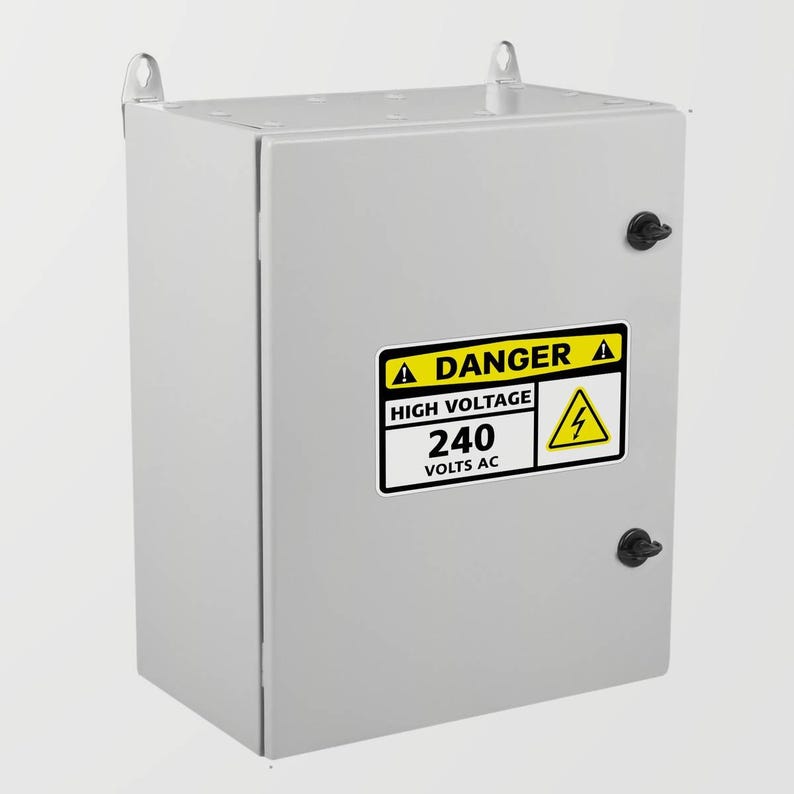 Buy Decal Sticker Danger High Voltage 240 Volts Ac Safety Sign ...