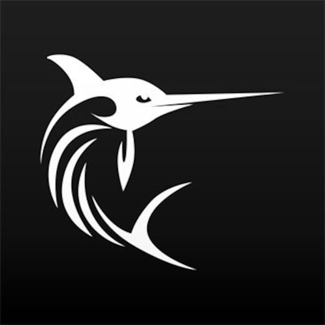 Decal Sticker Swordfish Marlin Sailfish Boat Decoration Bait the Hook ...