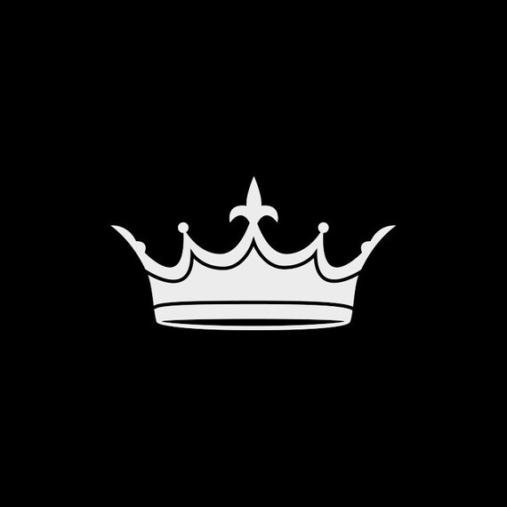 Decal Sticker Royal Crown Royal Heraldic King Kingdom Queen | Etsy