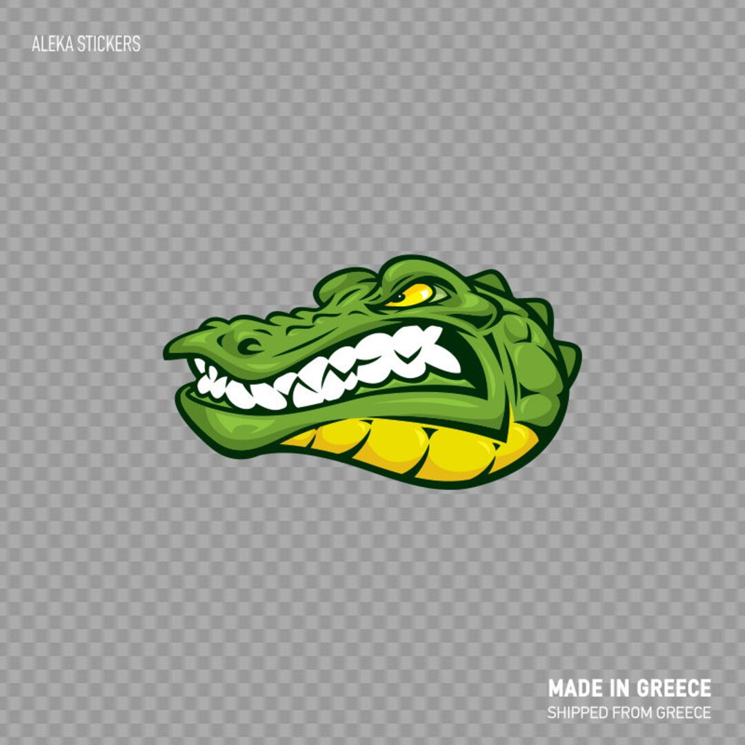 Decal Sticker Alligator Gator Reptile Surf Style River Top Quality ...