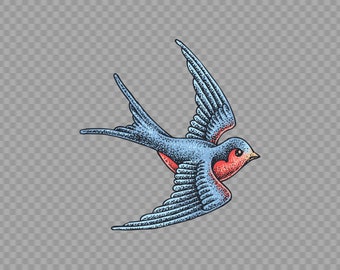 Swallow Sticker Decal - Etsy