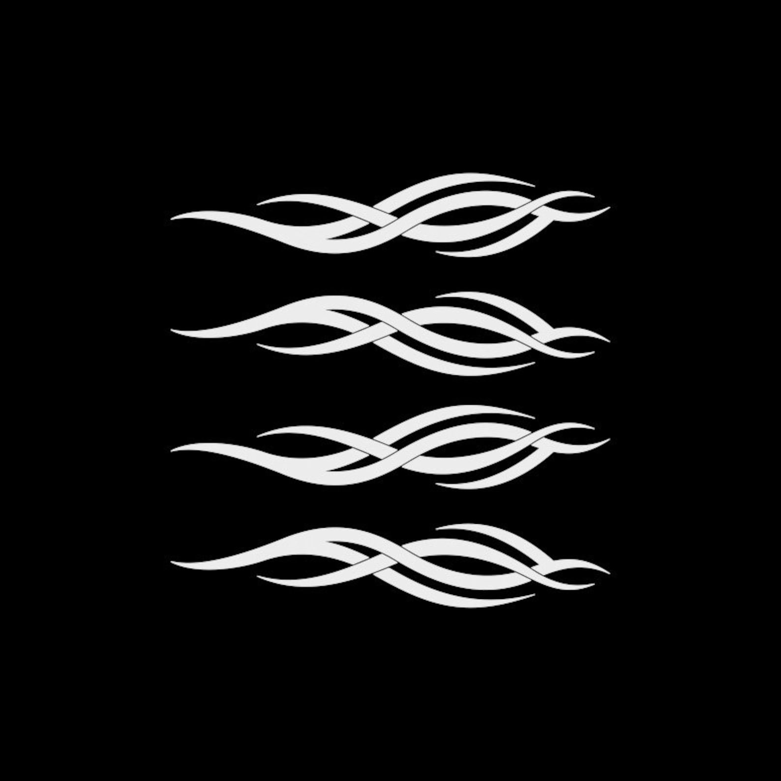 Decal Sticker Tribal Racing Design Helmet Motorcycle Top Quality ...