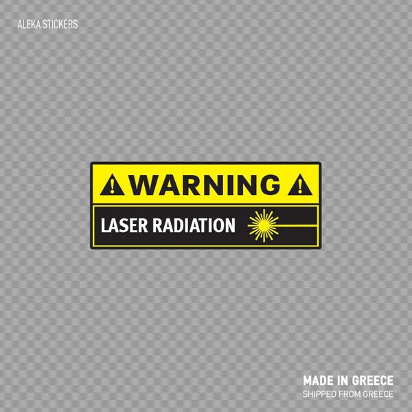Laser Warning Svg - Etsy