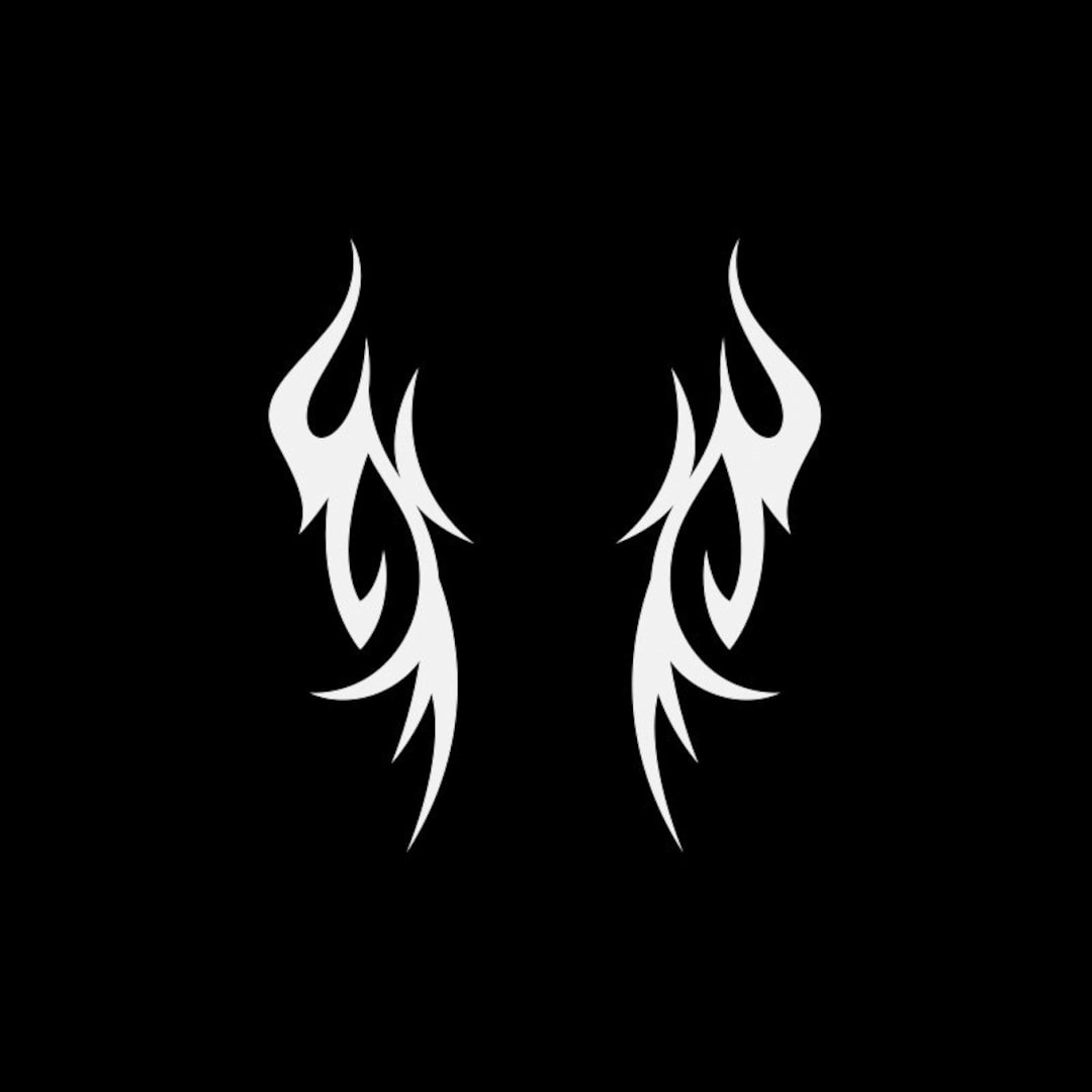 Decal Sticker Tribal Design Racing Flamed Helmet Motorcycle Top Quality ...