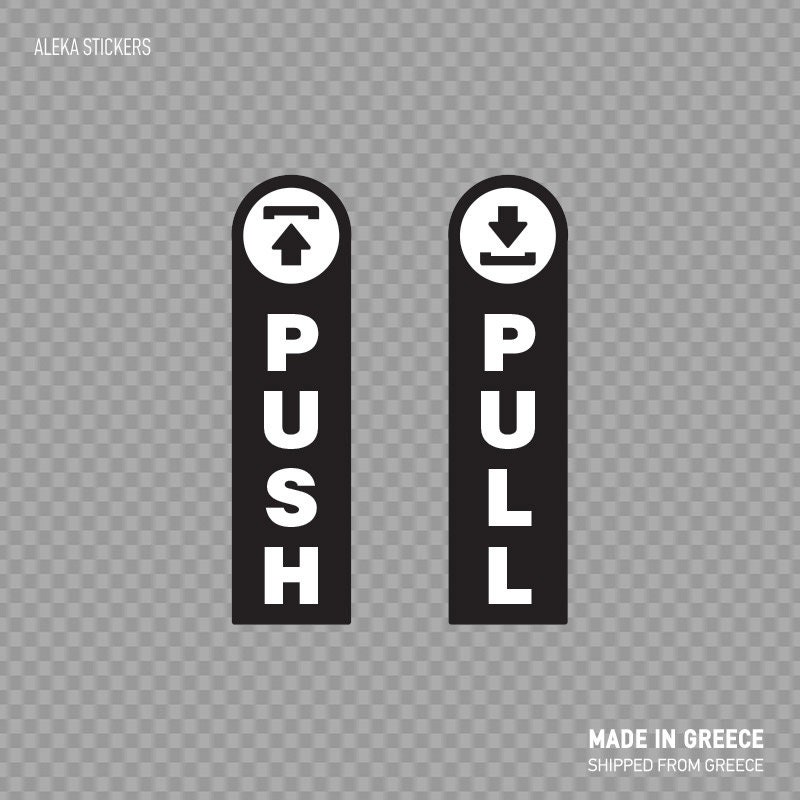 Buy Push Pull Signs Online In India - Etsy India