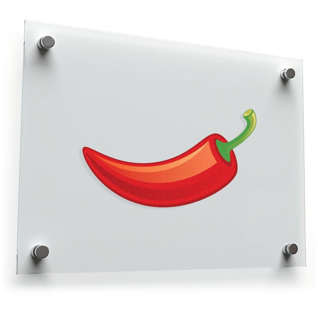 Spicy Red Chili Pepper Sticker – Fun and Vibrant Vinyl Decal for ...