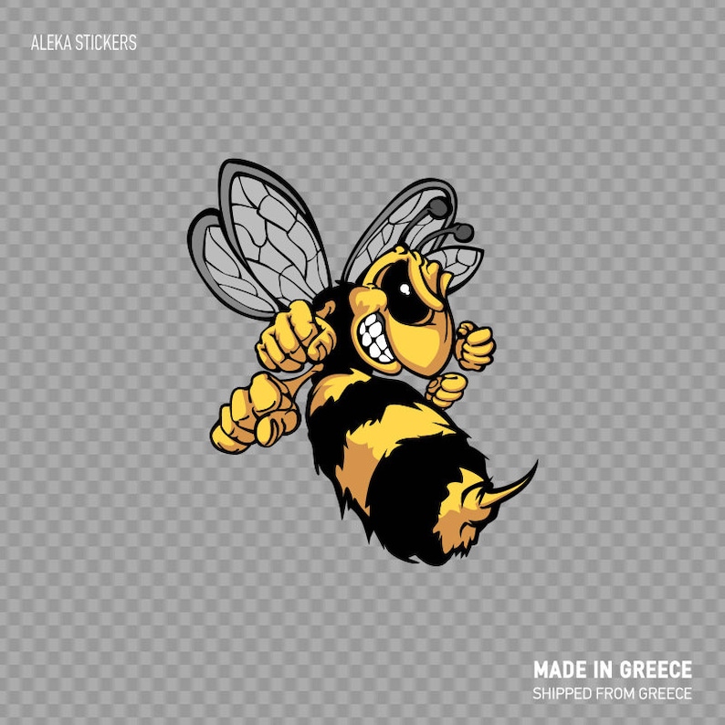 Decal Sticker Bee Hornet Wasp Vespa Racing Speed Top Quality Aggressive ...