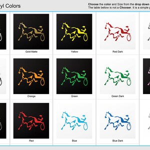 Decal Sticker Harness Racing Travel Traditional Store Decoration Top ...