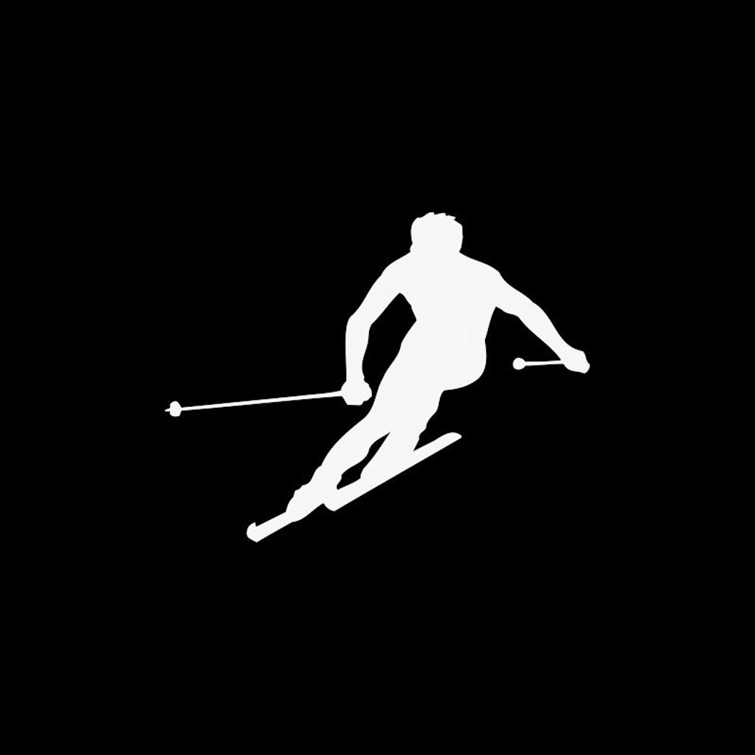 Decal Sticker Skier Winter Sports Snow Car Decoration KRXZZ - Etsy