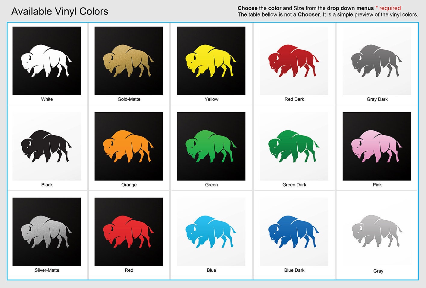 Decal Sticker Bison Buffalo Forest Mountain Nature Top Quality Vinyl ...