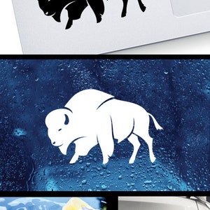 Decal Sticker Bison Buffalo Forest Mountain Nature Top Quality Vinyl ...