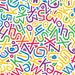 Mosaic Typography Letters Composition for Textile Prints or Poster ...