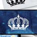 Decal Sticker Crown Design Royal Heraldic King Princess Kingdom Queen ...