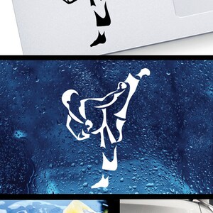 Decal Sticker Martial Arts Athlete Tang Soo Do Karate Exercise Balance ...