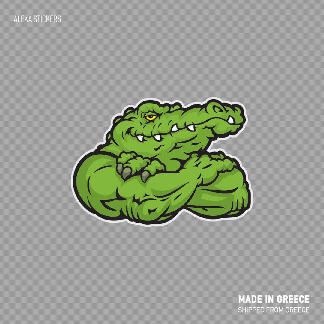 Decal Sticker Gator Alligator Head Exotic Reptile Surf Style - Etsy