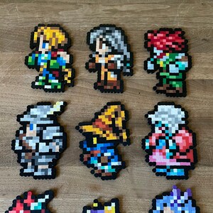 Final Fantasy IX: Perler Bead Sprites Zidane Garnet Vivi | Etsy